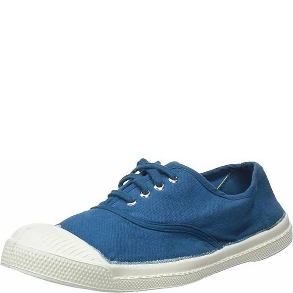 Bensimon | Shoes | New Bensimon Lace Up Tennis Shoe In Navy | Poshmark